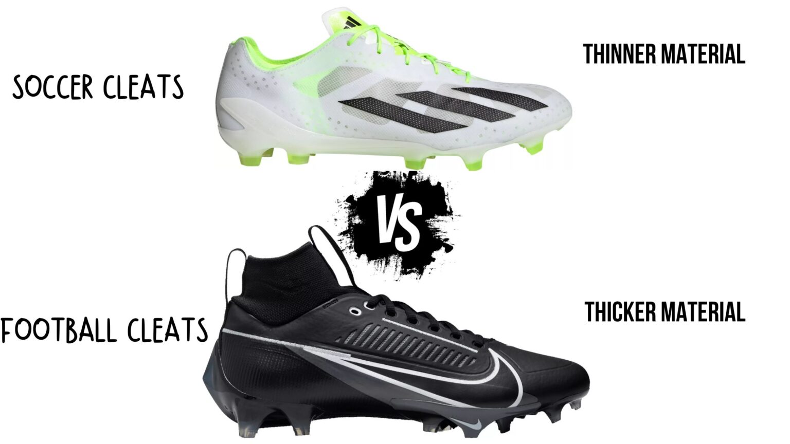 Soccer vs Football Cleats: Differences and Considerations
